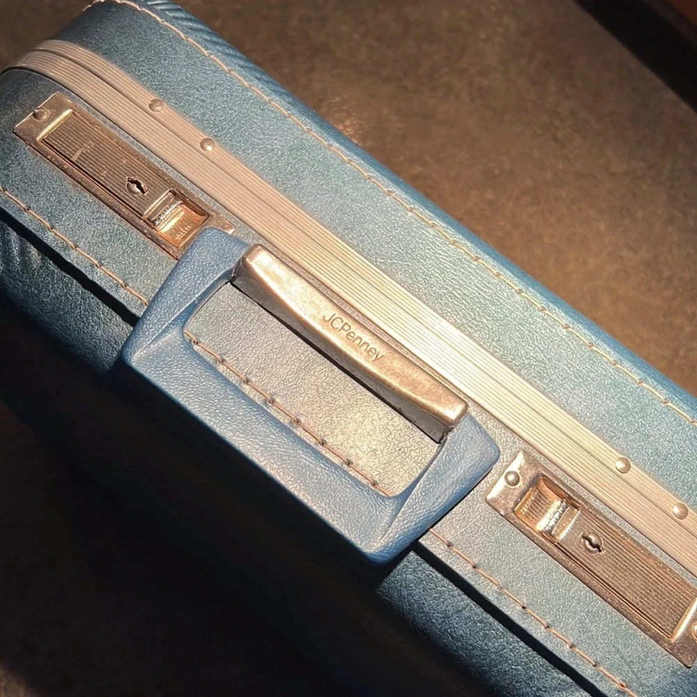 Bags | 196s Samsonite Style Jc Penneys Train Case Suitcase Hardcase ...